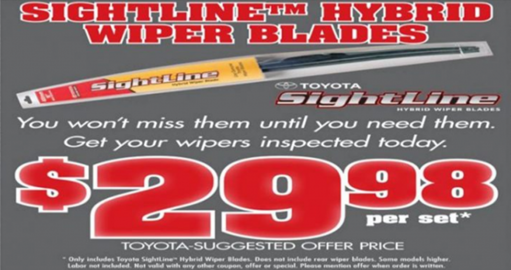 Mel Grata Toyota Sightline Hybrid Wiper Blades | Western Pennsylvania ...