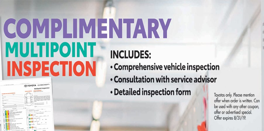 August 2019 Complimentary Multi-Point Inspection Special | Western ...