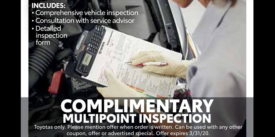 March 2020 Multipoint Inspection | Western Pennsylvania Toyota Dealers ...